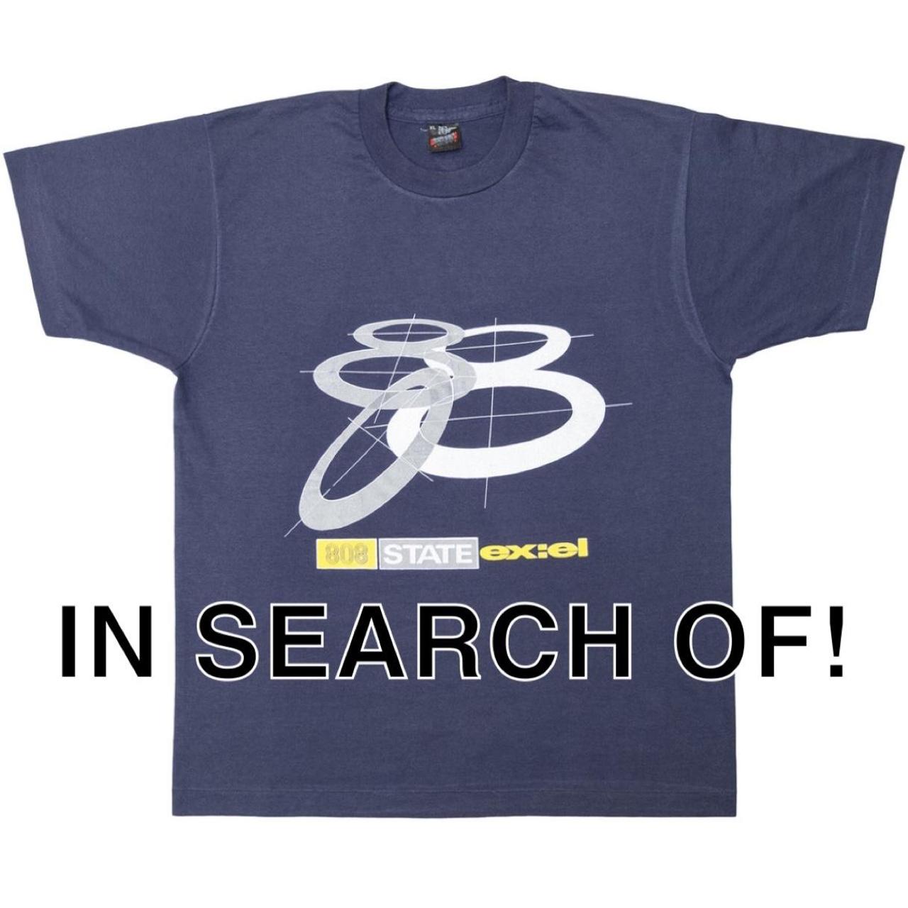 NOT A LISTING! 808 State ex:el band t shirt I am... - Depop