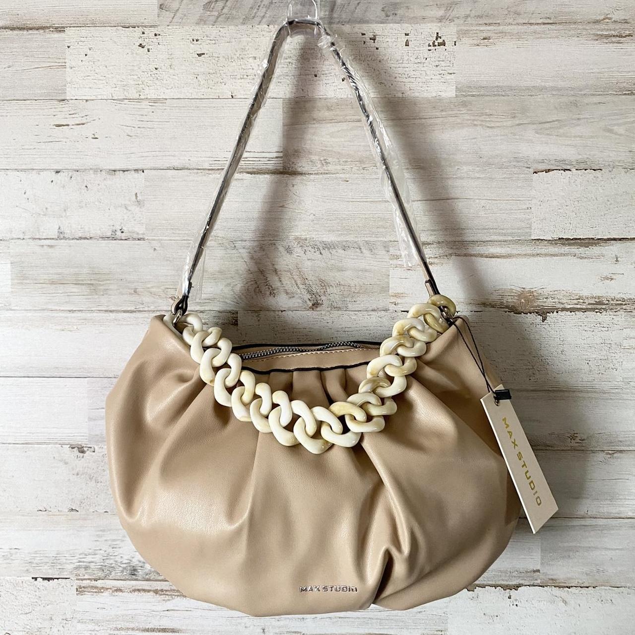 Max Studio Women's Tan Bag | Depop