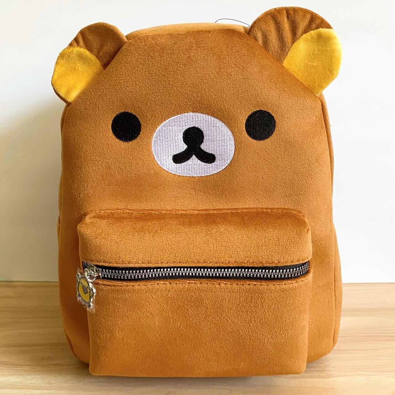 Rilakkuma brown backpack Rilakkuma Backpack •... - Depop