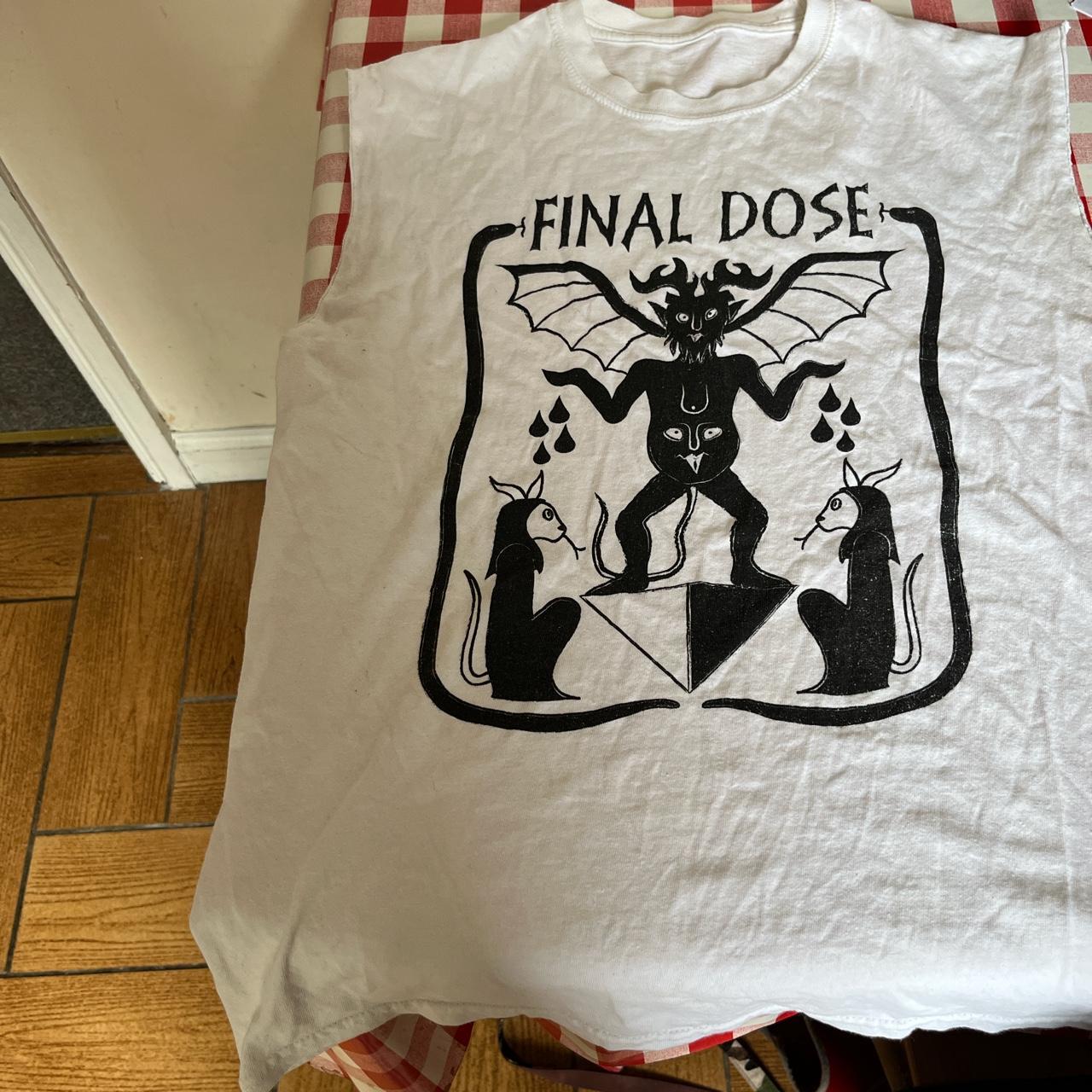 Final dose eternal hell shirt, cut off sleeves, size... - Depop