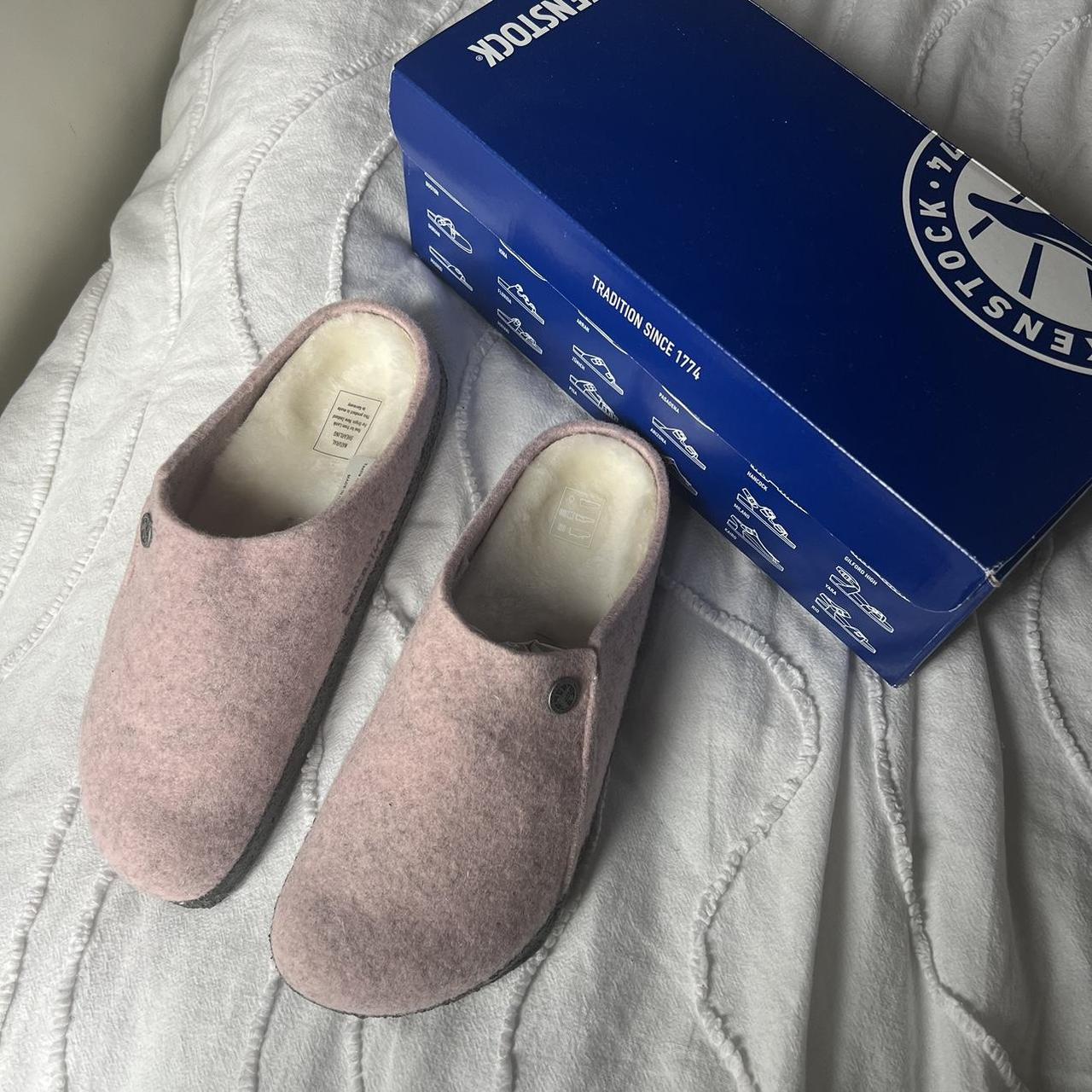 Soft Pink Zermatt Rivet Birkenstocks New with box -... - Depop