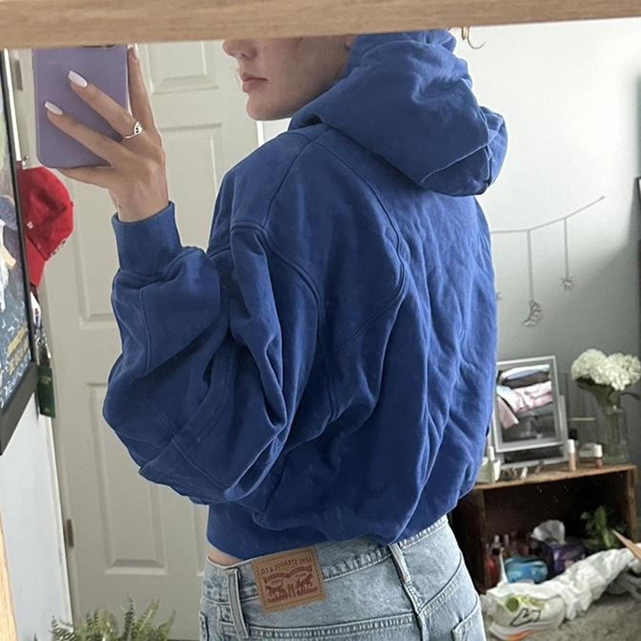 Liquid lagoon hoodie Size medium but has a sort of... - Depop