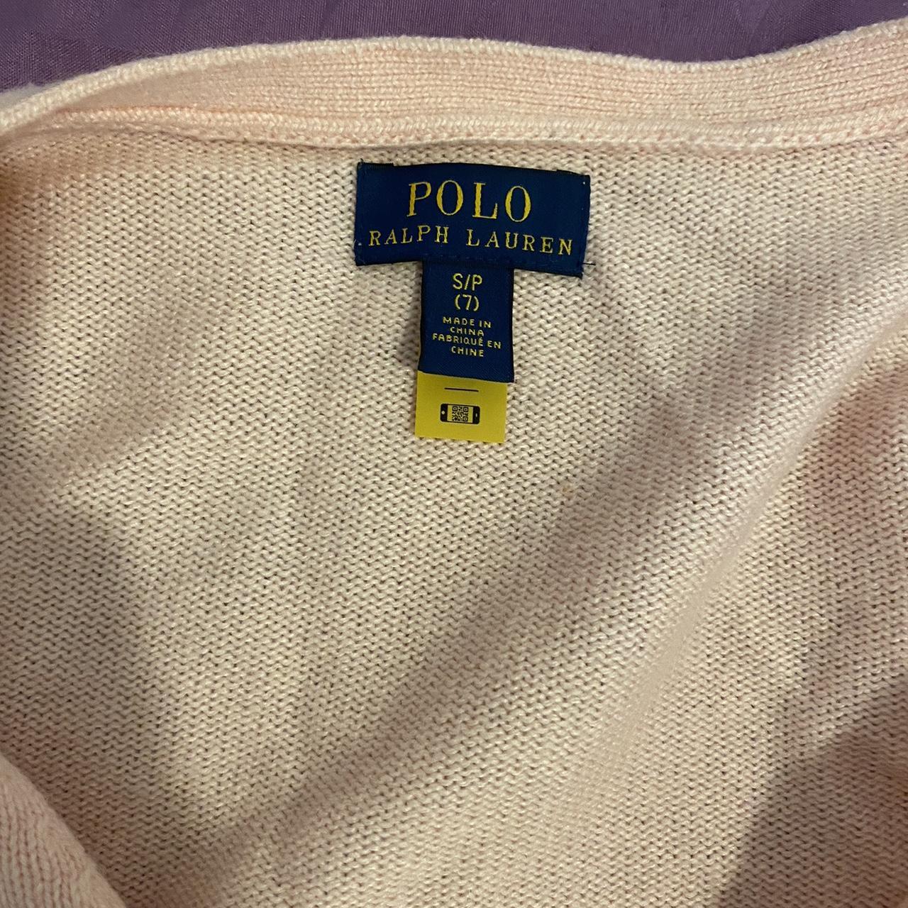 Polo Ralph Lauren Women's Pink Cardigan | Depop