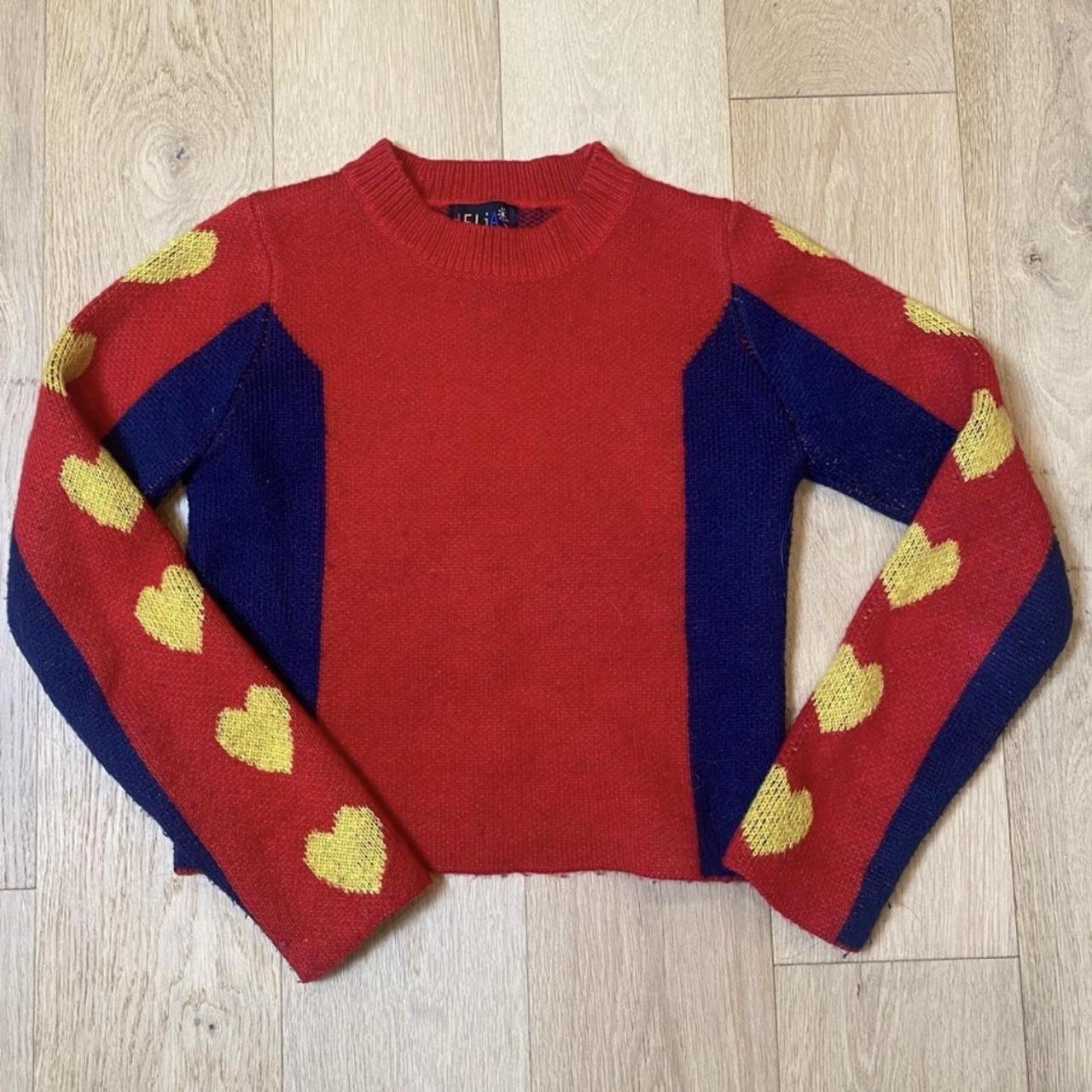 Delia’s heart sweater - Depop