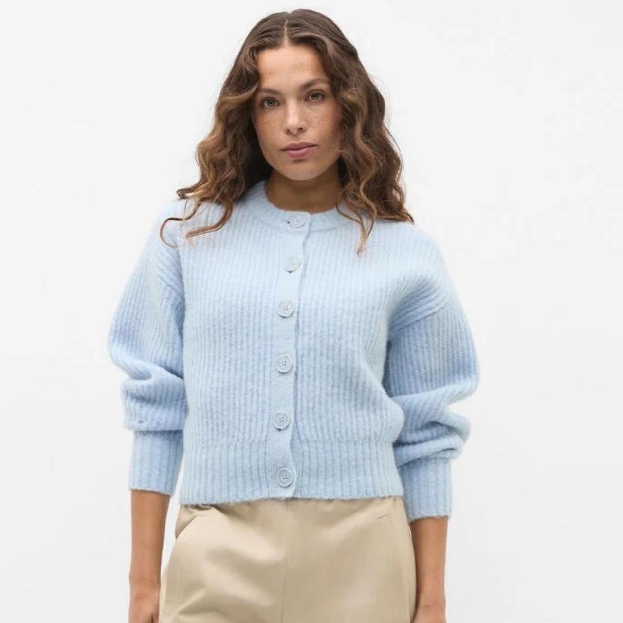 Gorgeous Seed Baby Blue Cardigan! Super warm and... | Depop