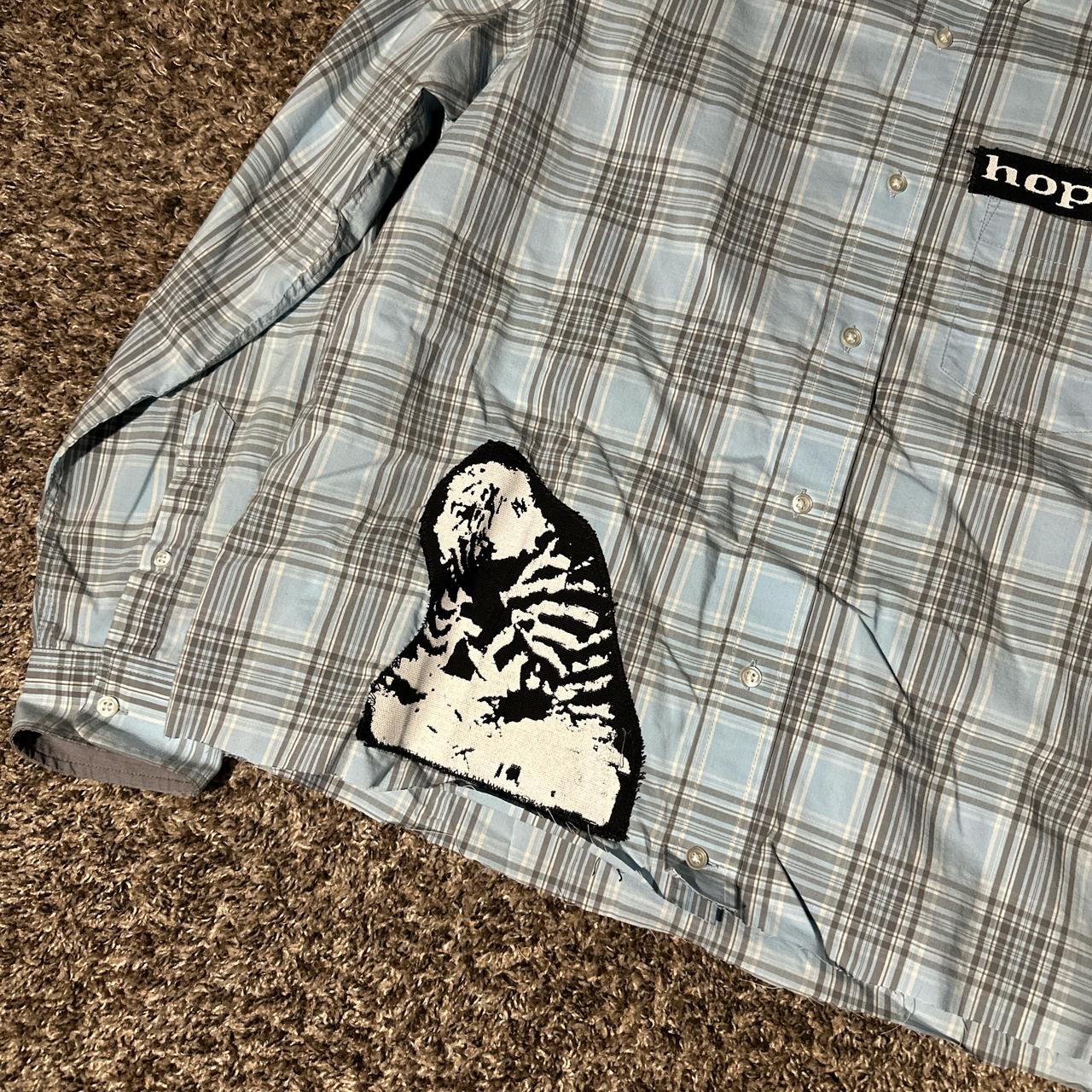 Hopeless button up cropped fits me good... | Depop