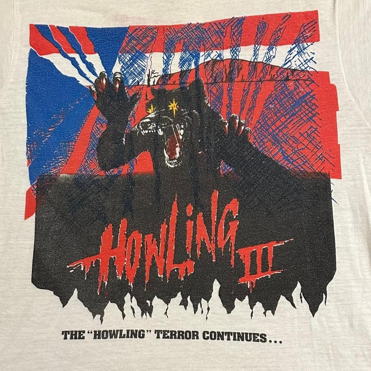 Vintage 1987 The Howling 3 Horror Movie Promo... - Depop