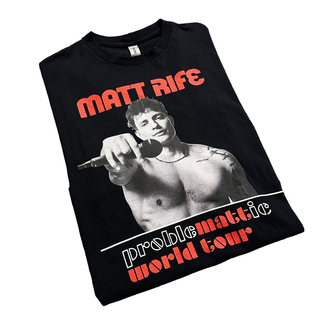Matt Rife Problematic 2024 Word Tour T-Shirt Size... | Depop