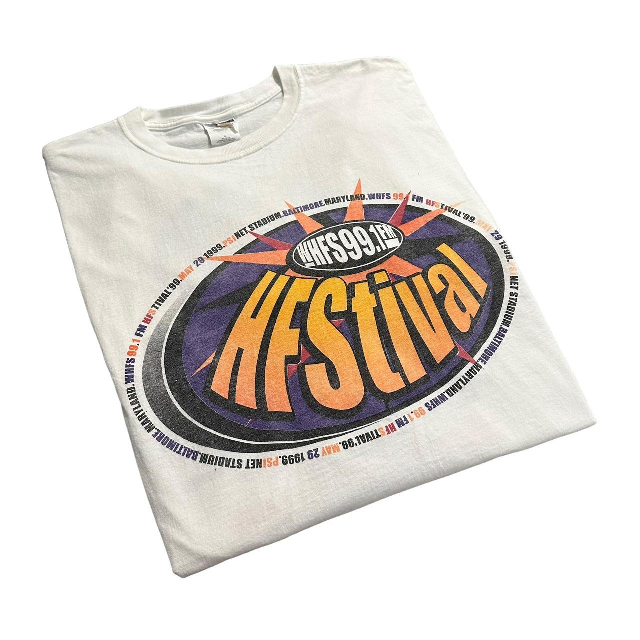 Vintage 1999 Hfstival Rock concert Festival Promo... - Depop