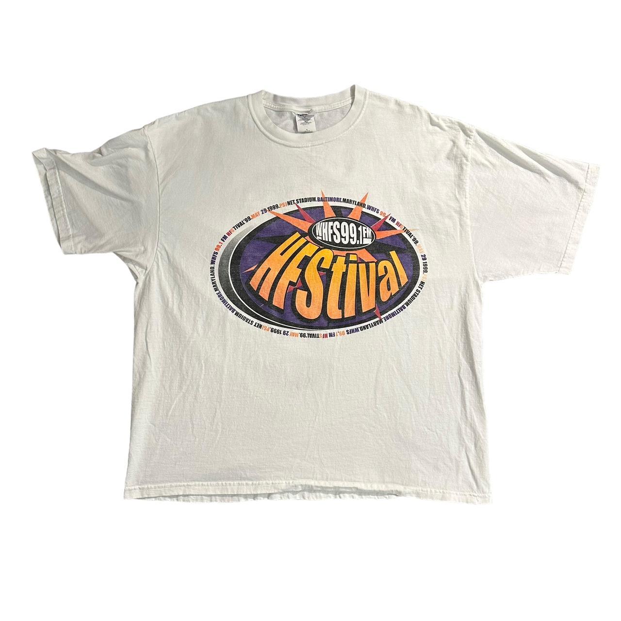 Vintage 1999 Hfstival Rock concert Festival Promo... - Depop