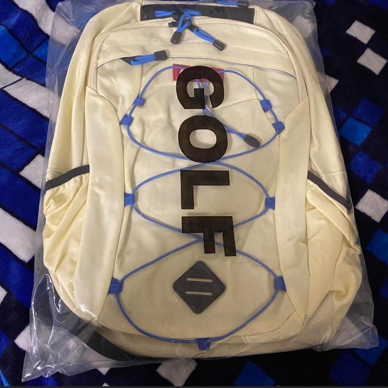 Golf wang beige backpack vip camp flog gnaw merch... - Depop