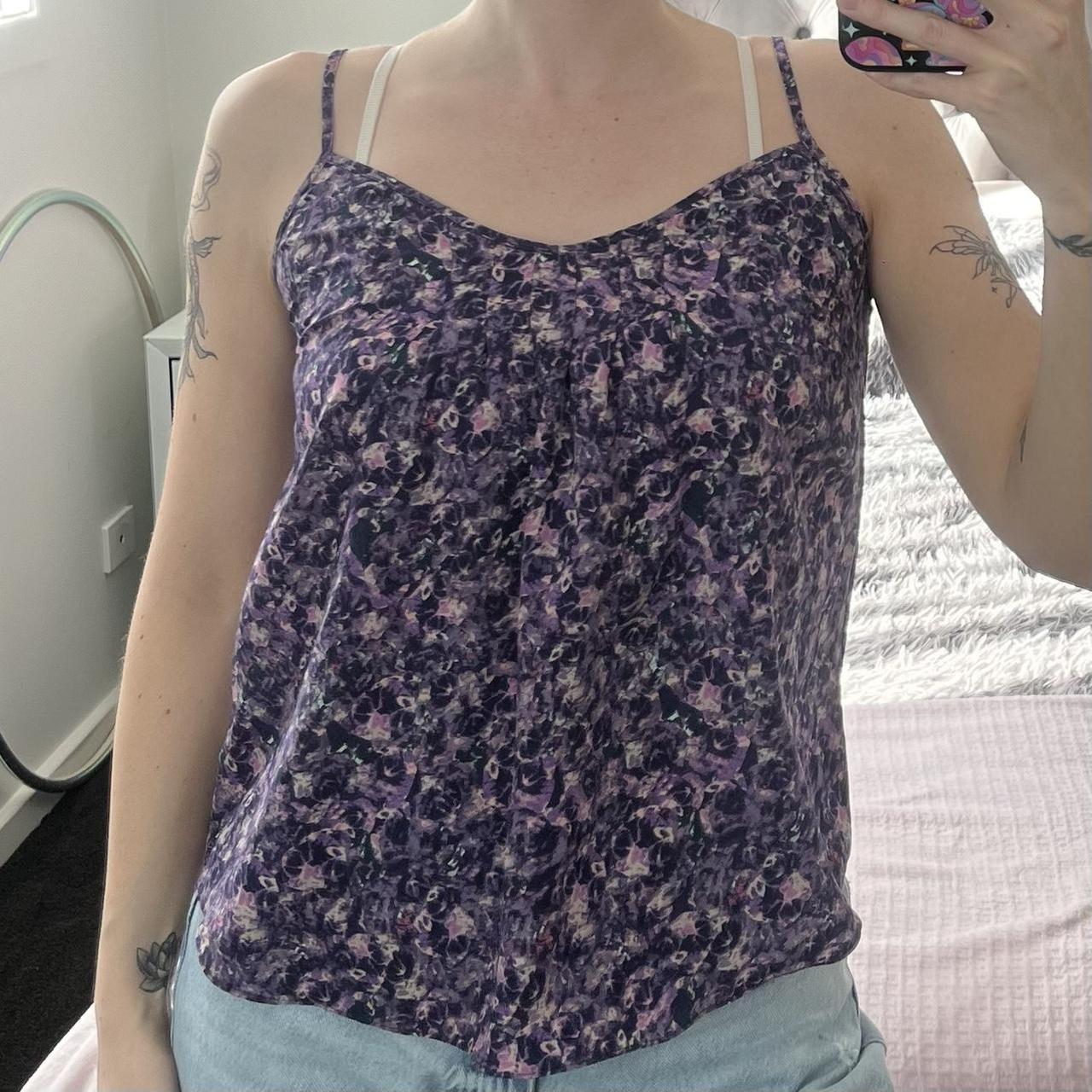 Floral Top 💐 Brand: Talula with adjustable straps - Depop