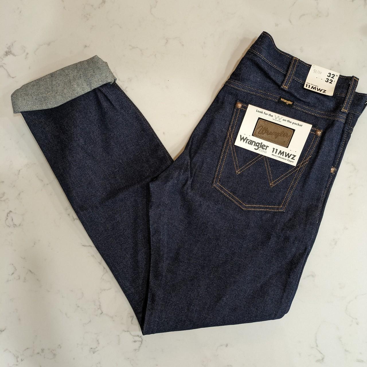 BNWT Wrangler Icons Slim Straight 11MWZ Men's... - Depop