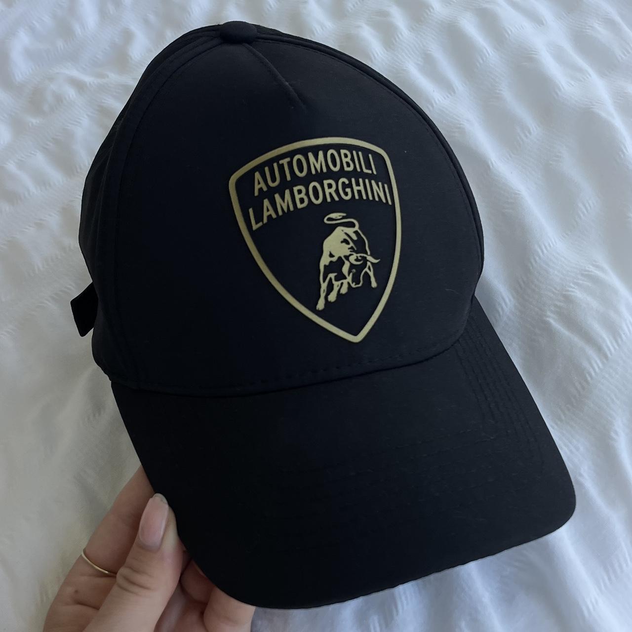 Lamborghini cap hat black New Original - Depop