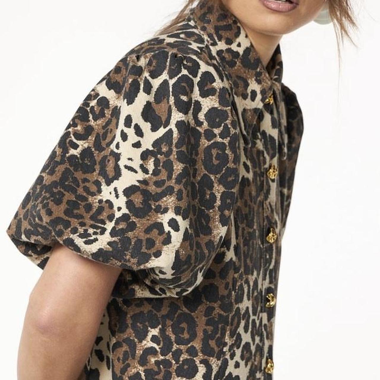 La Boheme Girls Peyton Leopard midi dress size S/M... - Depop