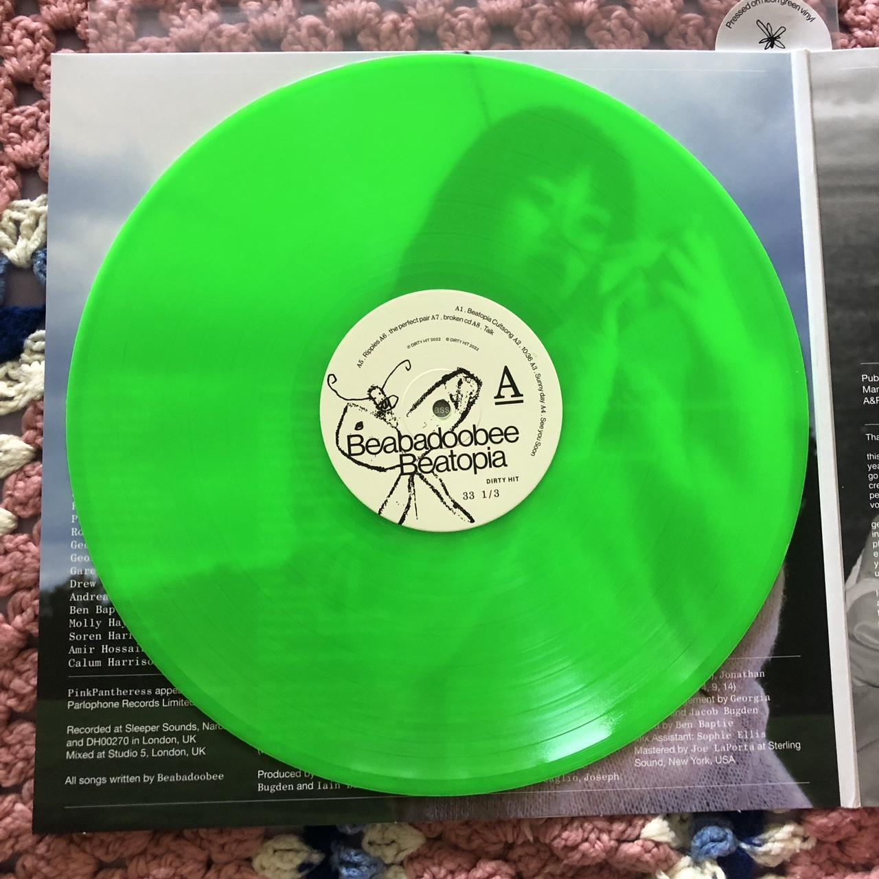 Limited edition neon green Beatopia vinyl Only spun... - Depop