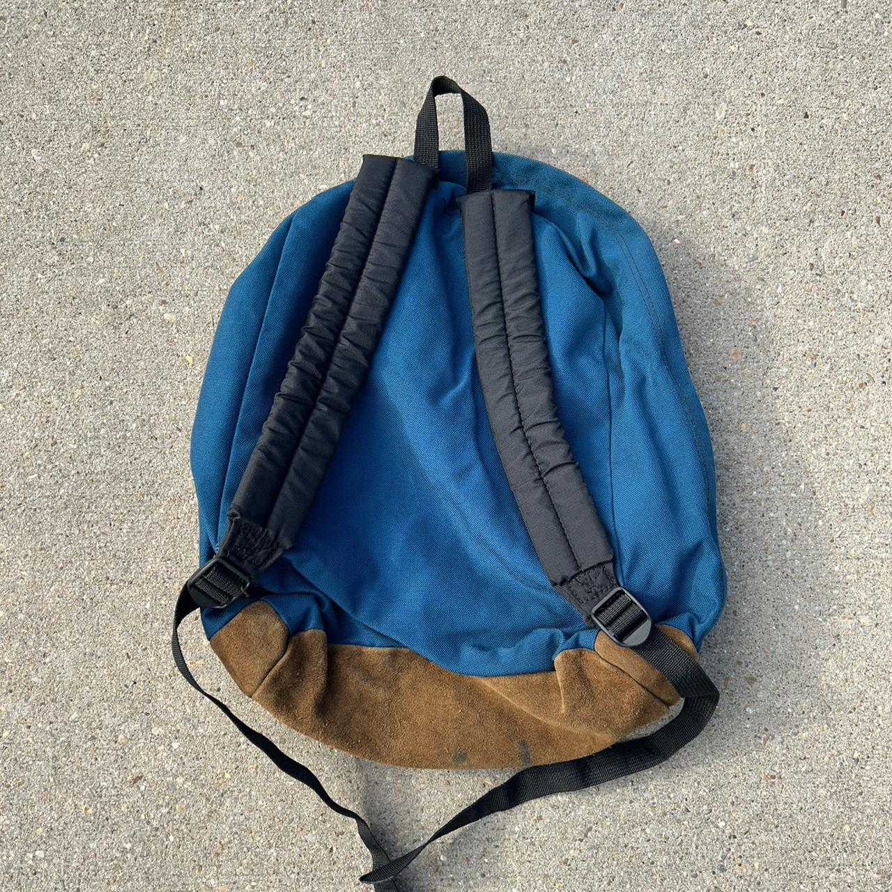 Vintage 1990s Jansport Made in USA Leather Bottom... - Depop