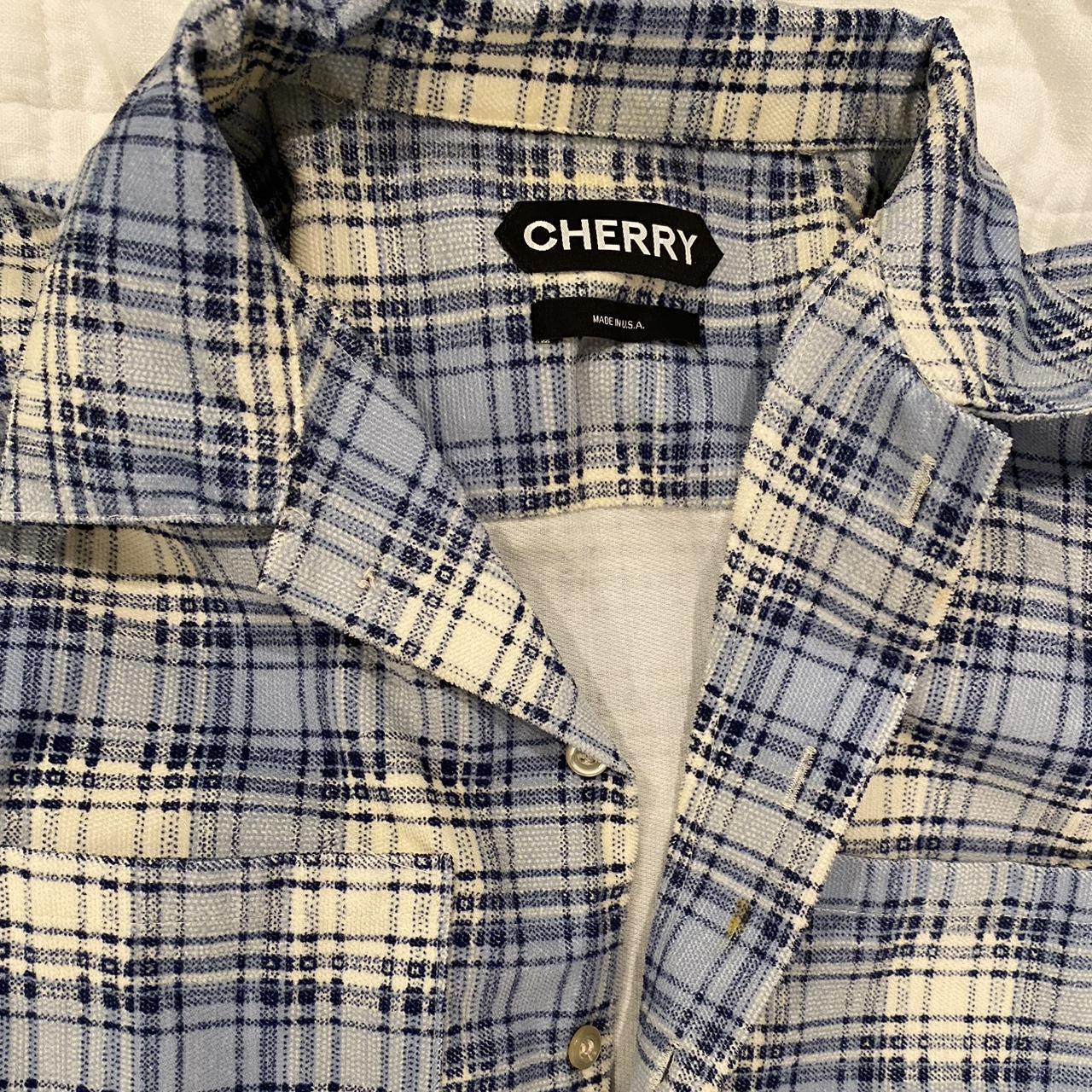 Cherry LA flannel button down-hate to part with this... - Depop