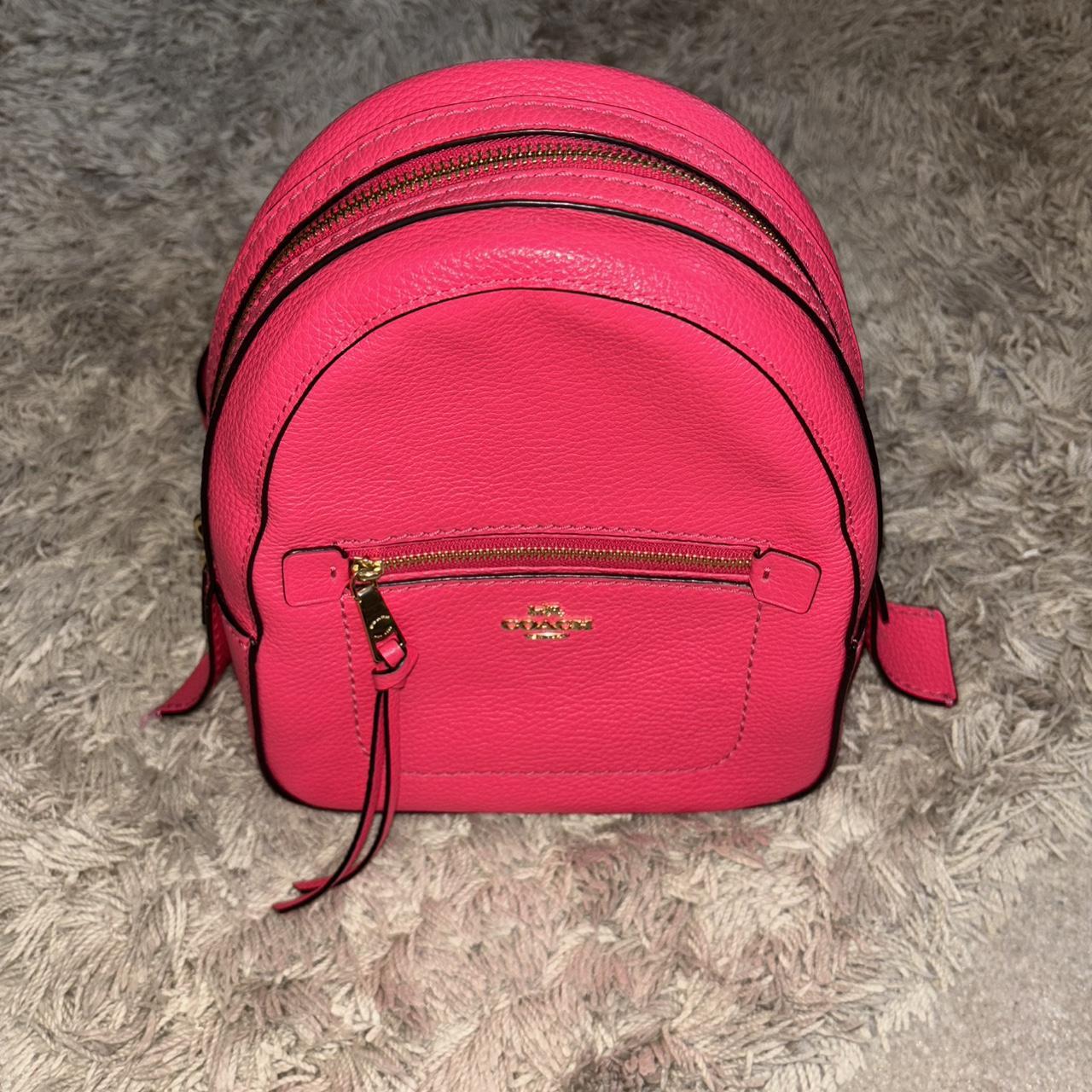 Hot pink Coach mini backpack authentic 💕👜 #Coach... | Depop