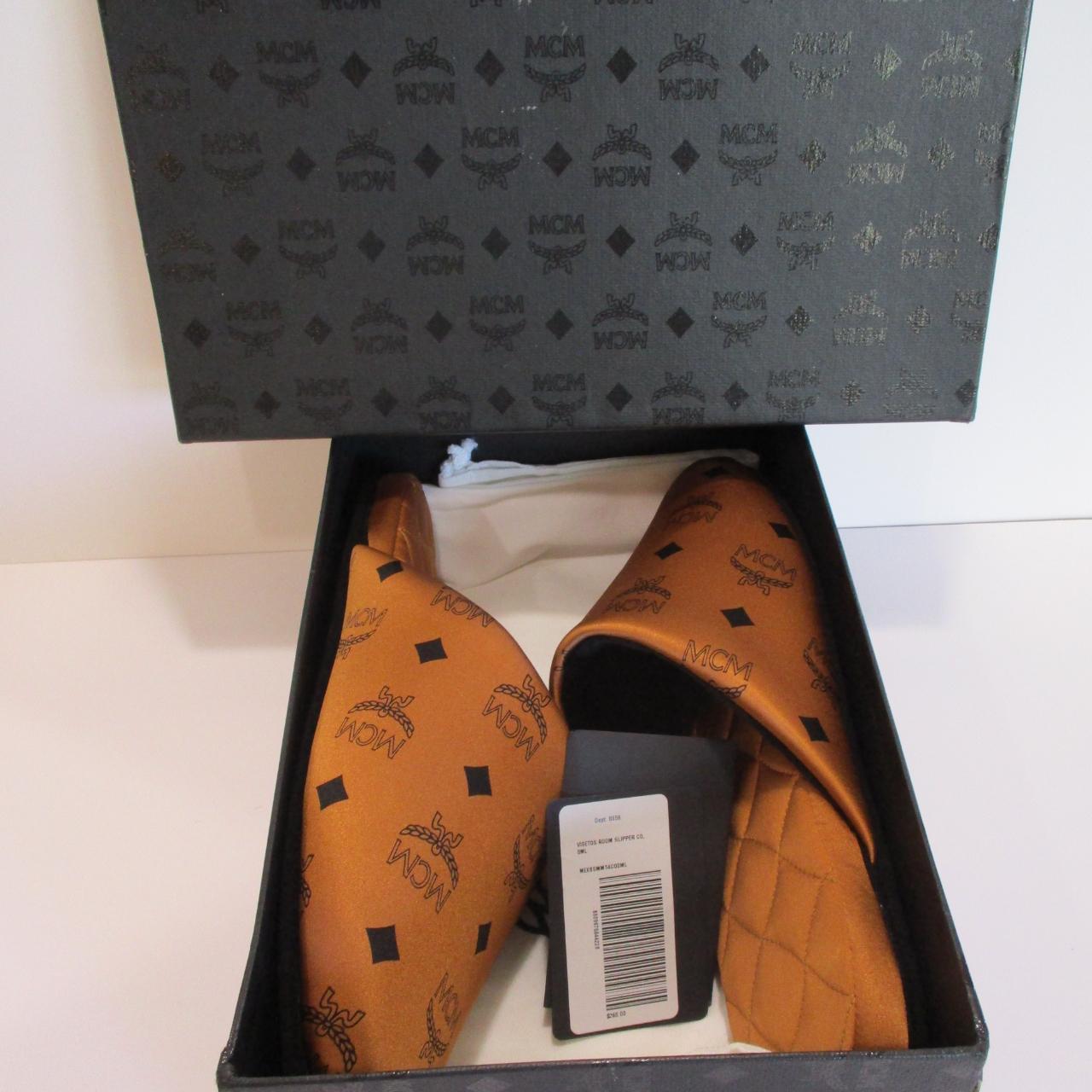 Men's MCM Satin Room Slippers Size M/L Orig. Price... - Depop