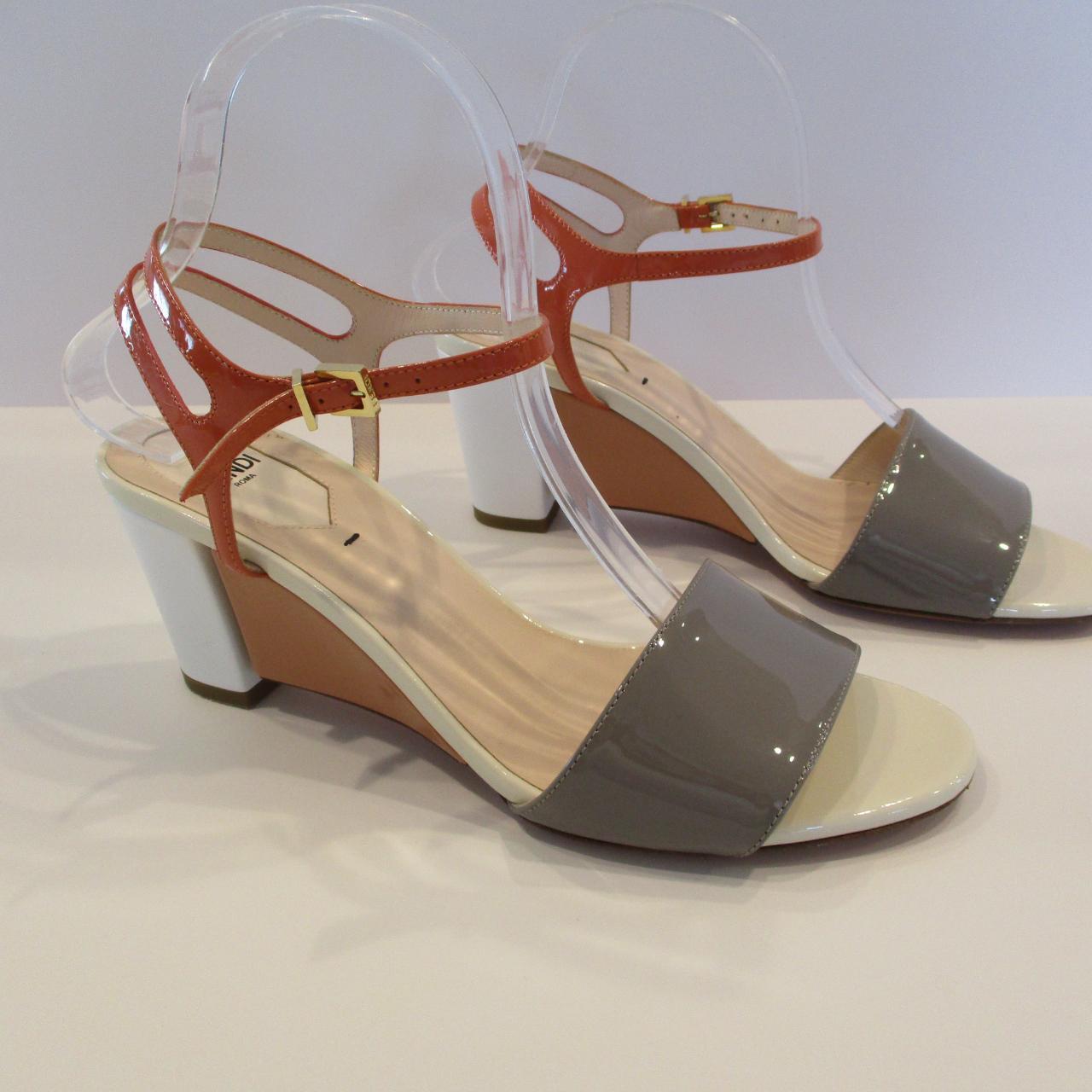 Fendi Color Block Wedge Heels Euro 38 I purchased... - Depop