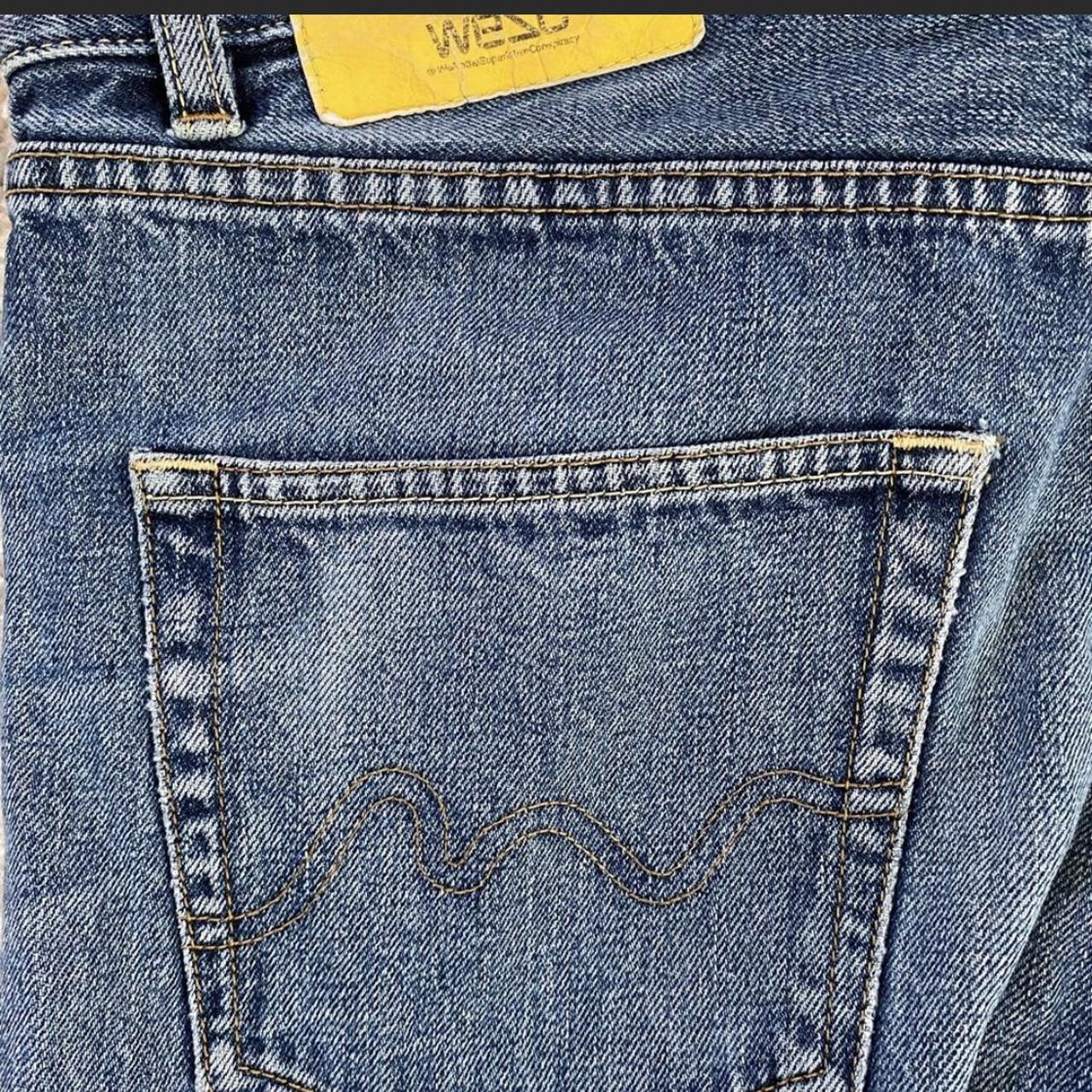 Vintage Wesc Jeans Distressed with light signs of... - Depop