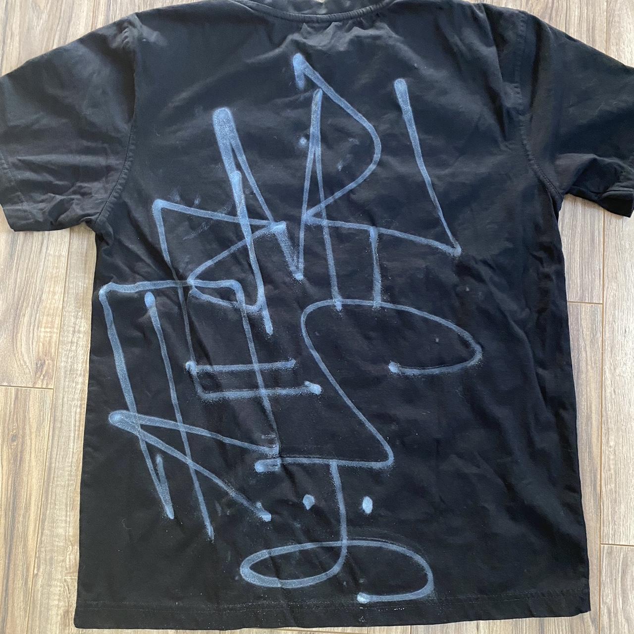 Vintage Remio VTS hand painted graffiti shirt One... - Depop