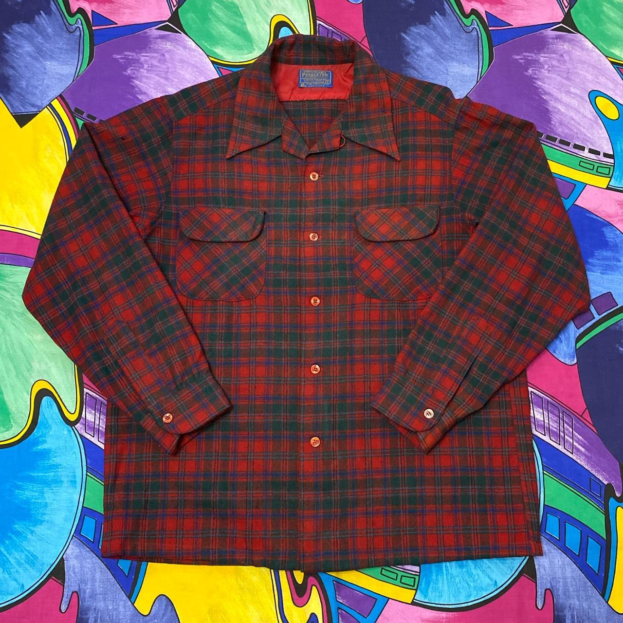 Pendleton Men's Red Shirt | Depop