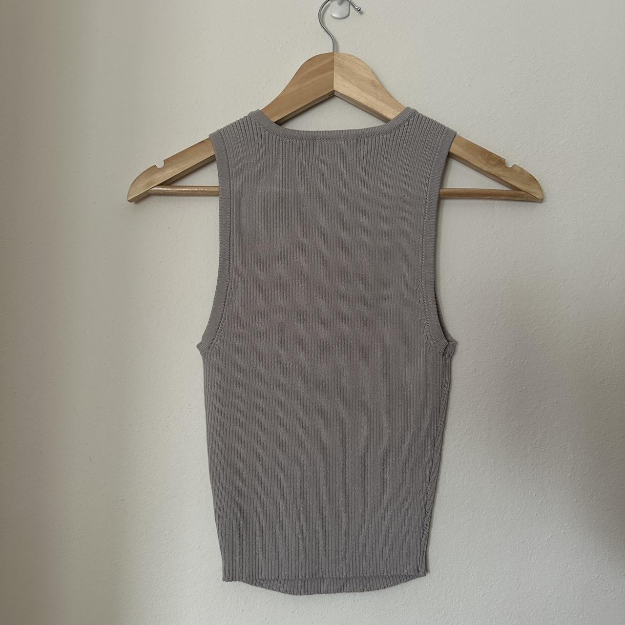 Glassons grey singlet top, size 10, only worn once - Depop