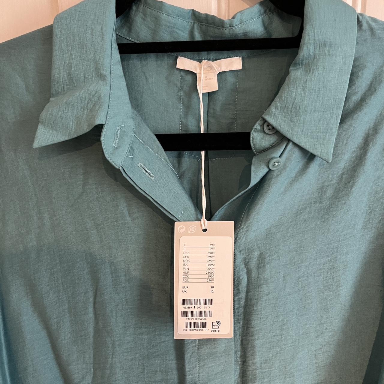 COS • Brand New With Tags • bright Turquoise Blue... - Depop