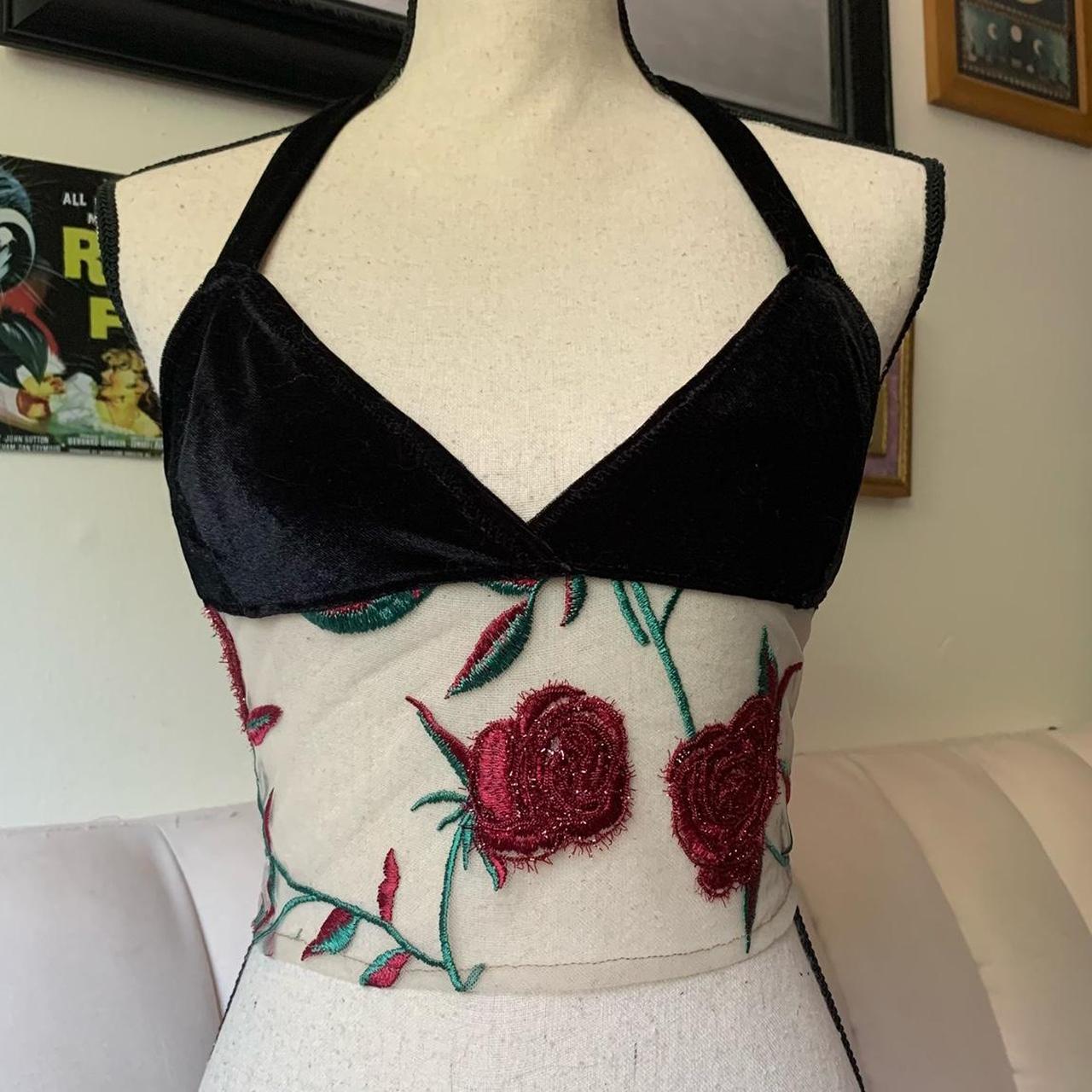Rose halter top made by me! ️PAYPAL—PAYMENT... - Depop