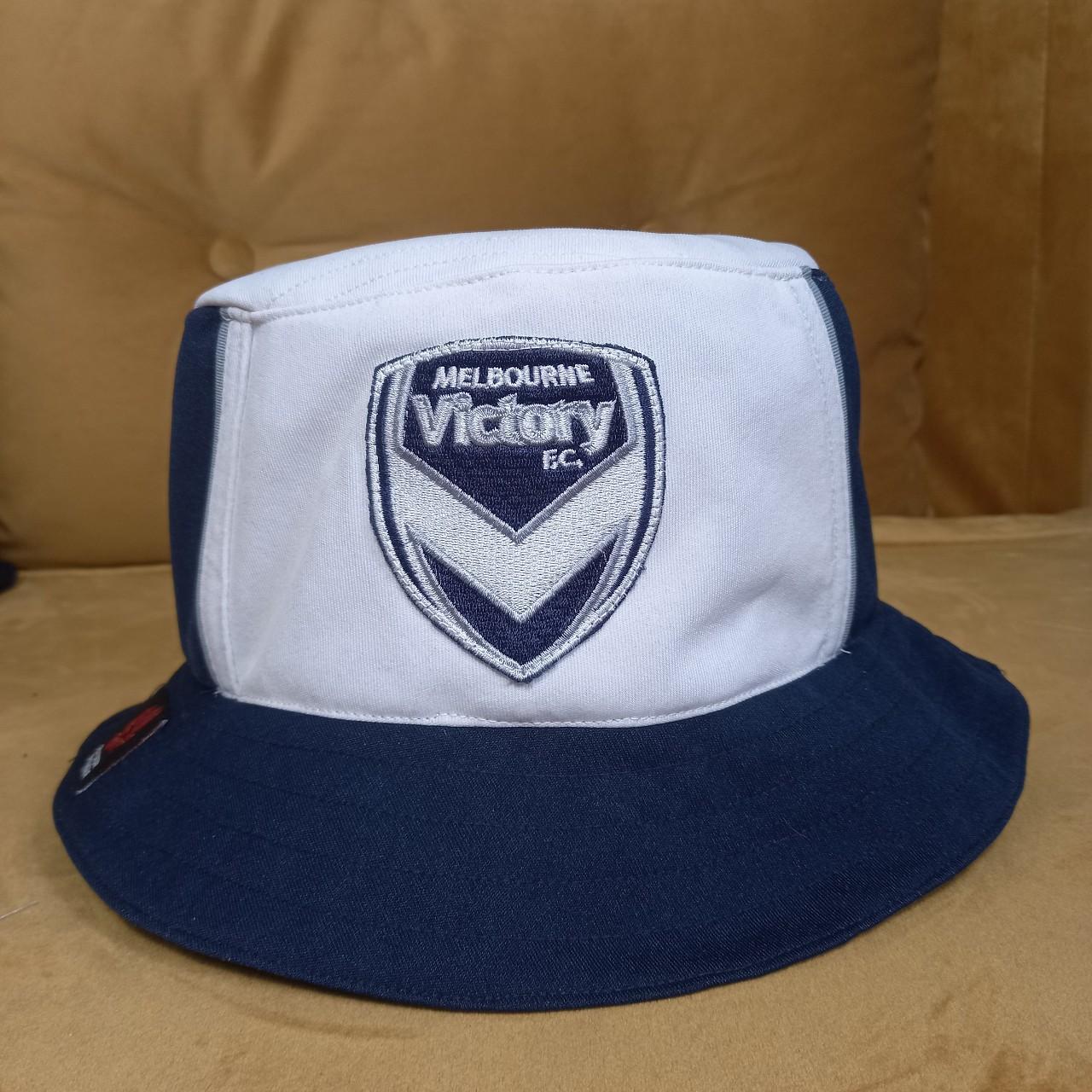 Upcycled Melbourne Victory Football Club Bucket Hat,... - Depop