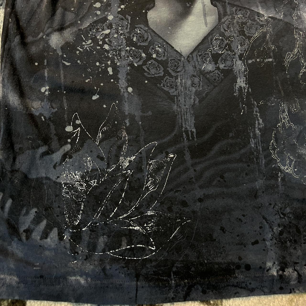 Crazy Rare vintage Affliction Bamboo Red stitching... - Depop