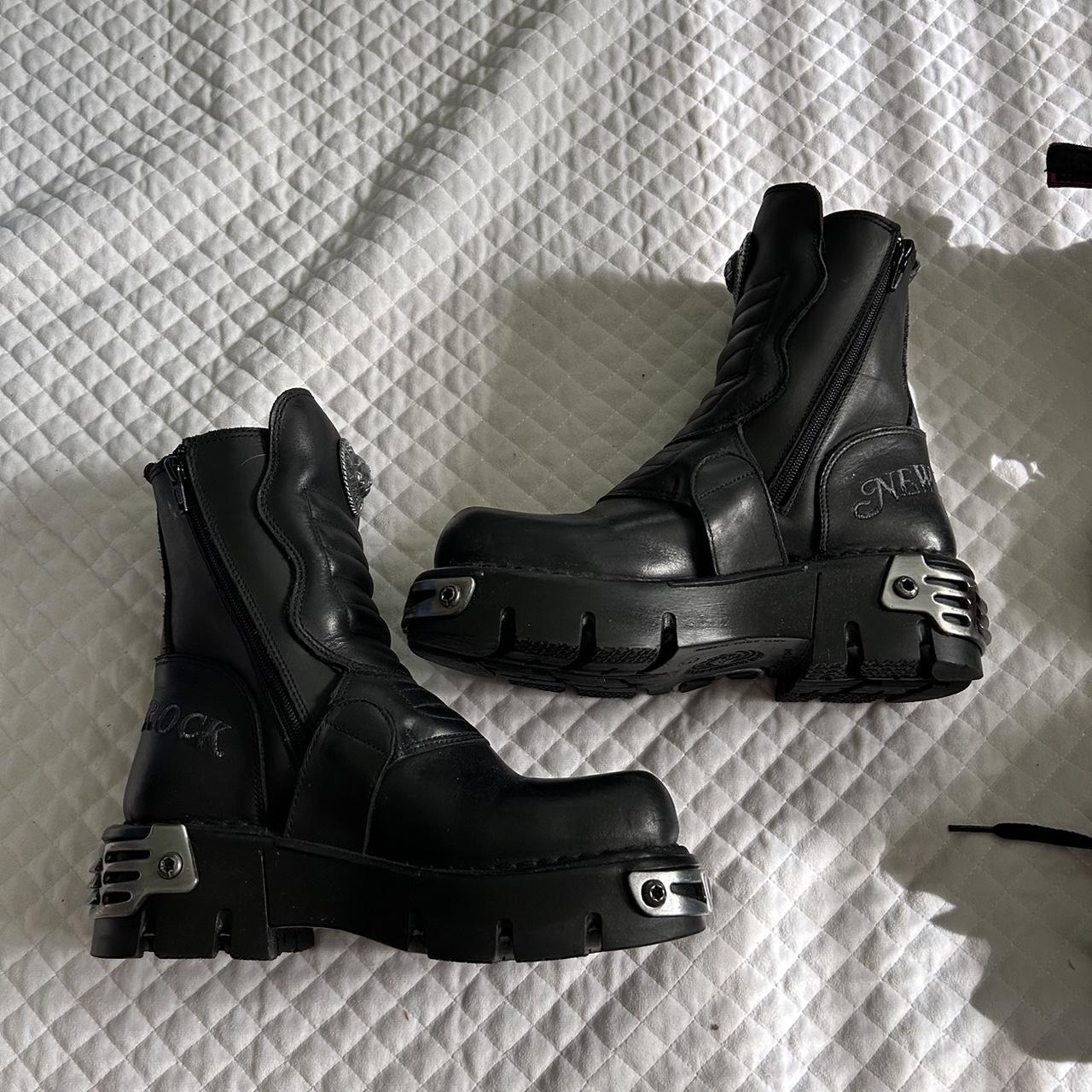 New Rock Reactor boots Brought brand new from new... - Depop
