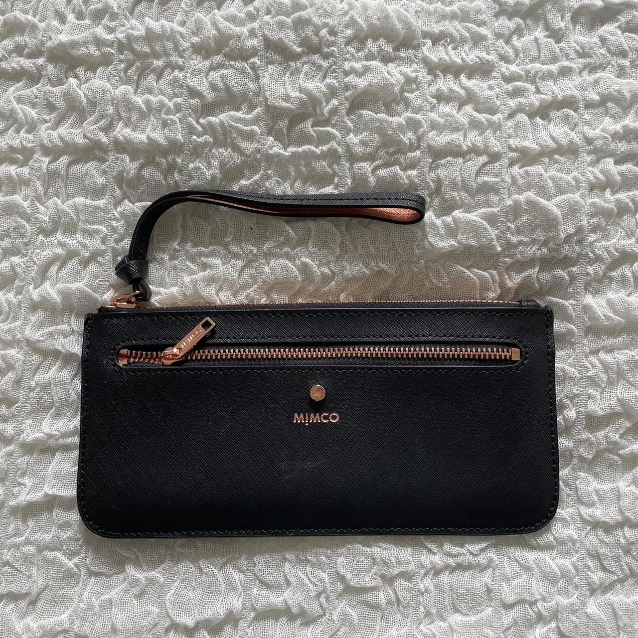 Mimco wallet, super cute rose gold detail, in... - Depop