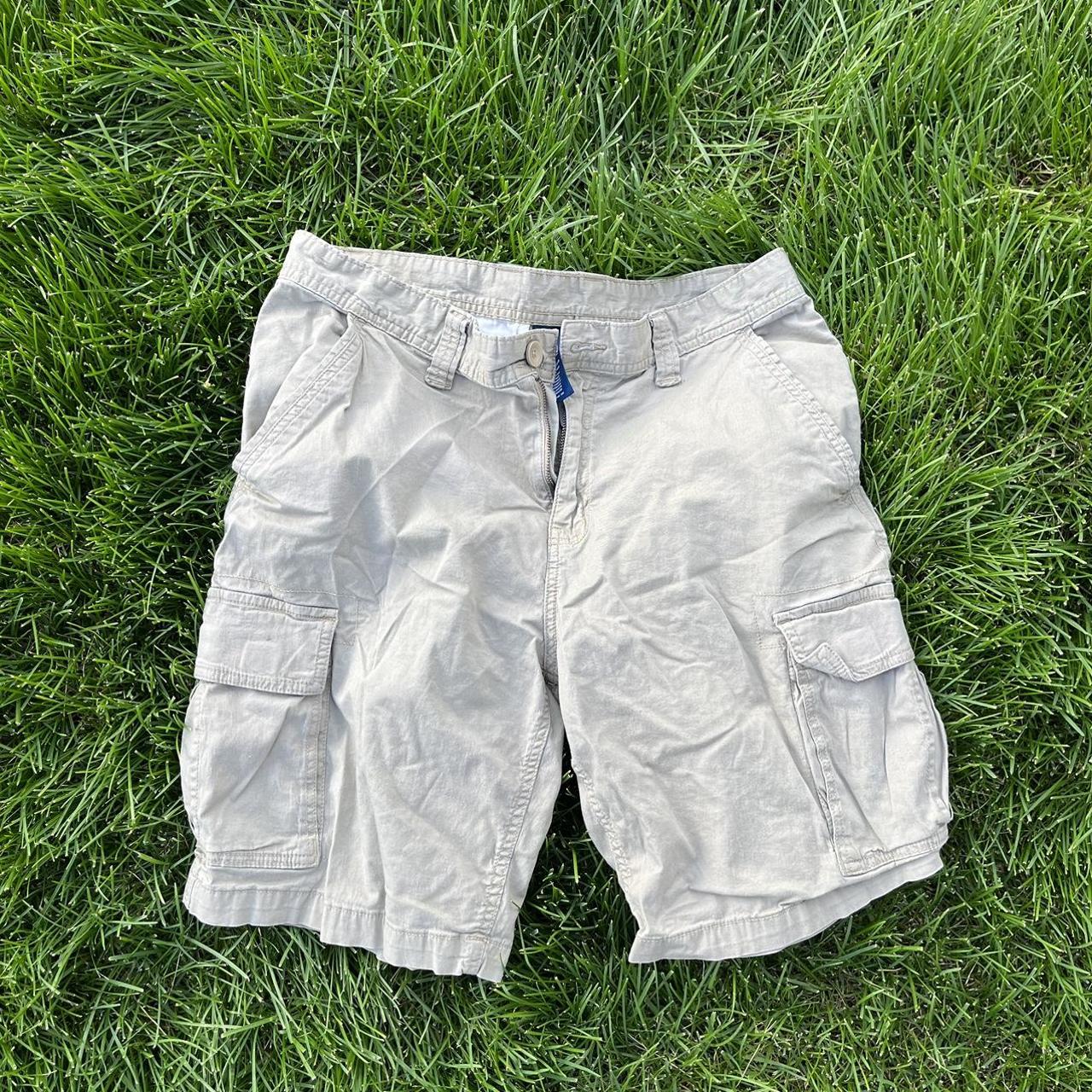 George Men's Cream and Tan Shorts | Depop