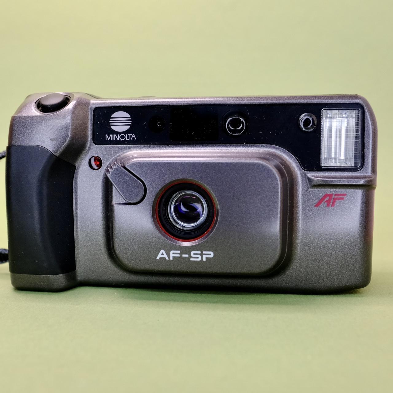 Minolta Grey and Black Cameras-and-accessories | Depop