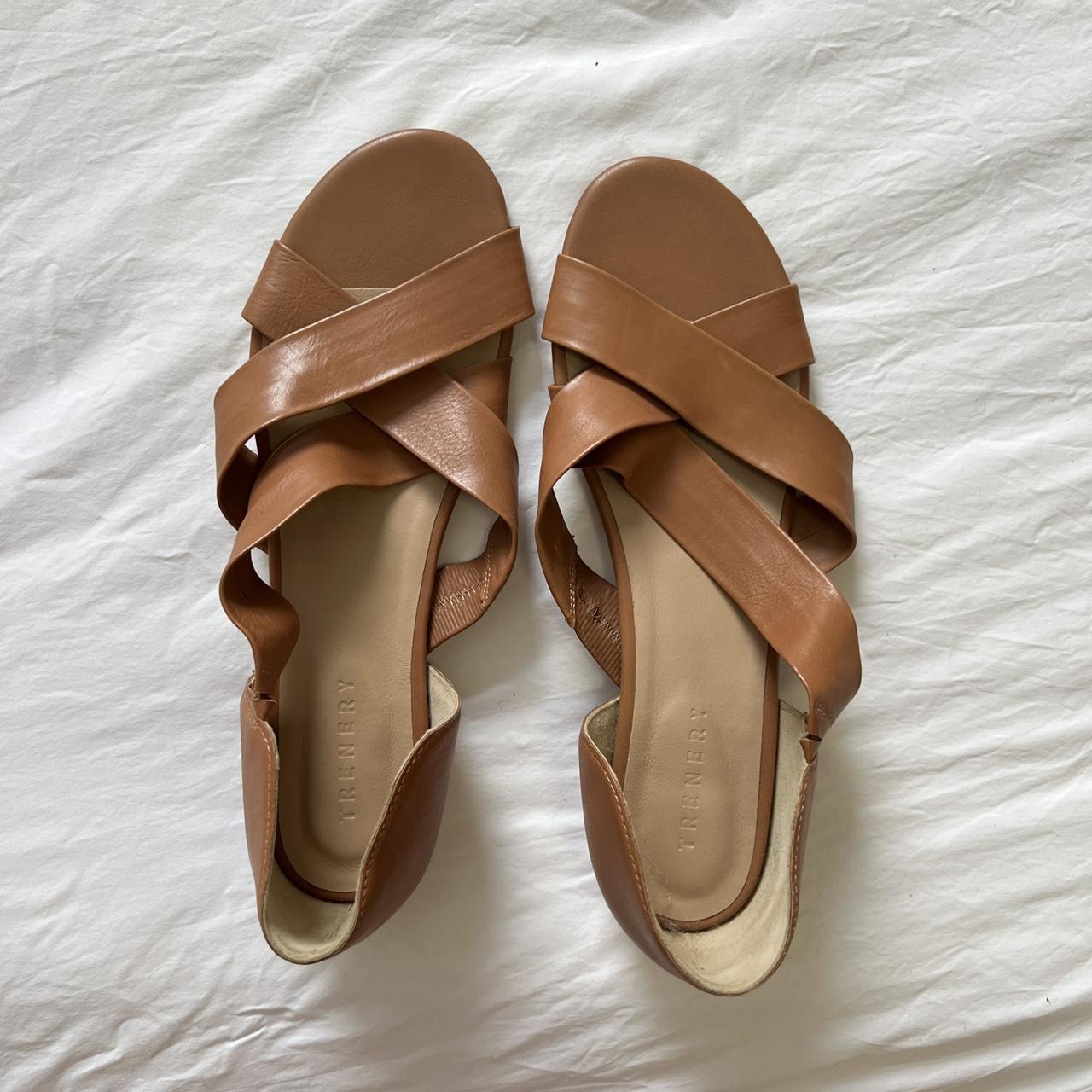 TRENERY Sandals - size 42 - only worn twice. Free... - Depop