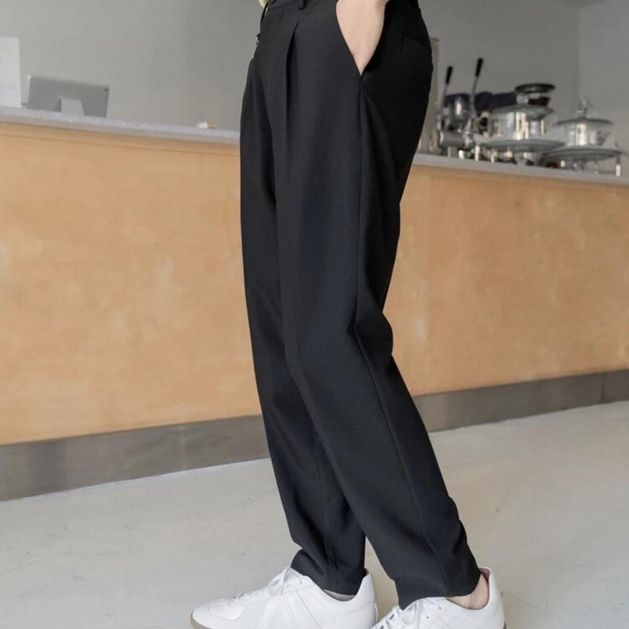 Black slacks - 34 x 32 regular fit First picture... - Depop