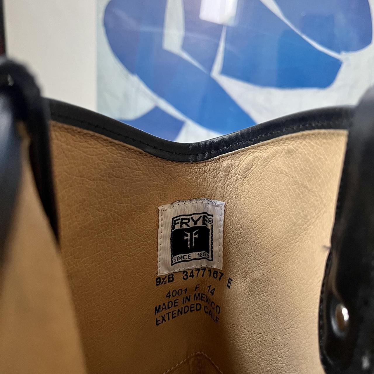 genuine FRYE black leather boots 🧨 I’m so sad these... - Depop