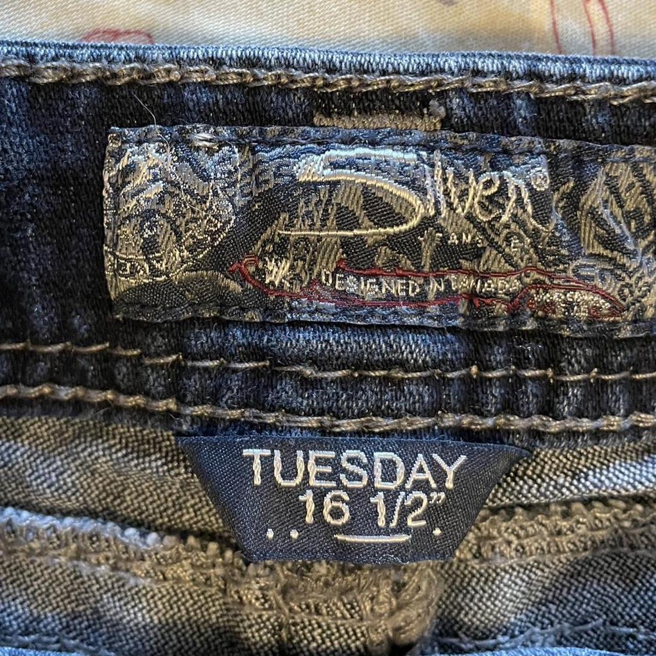 Low rise silver blue jeans Size: 28 W 33L #Summer... | Depop