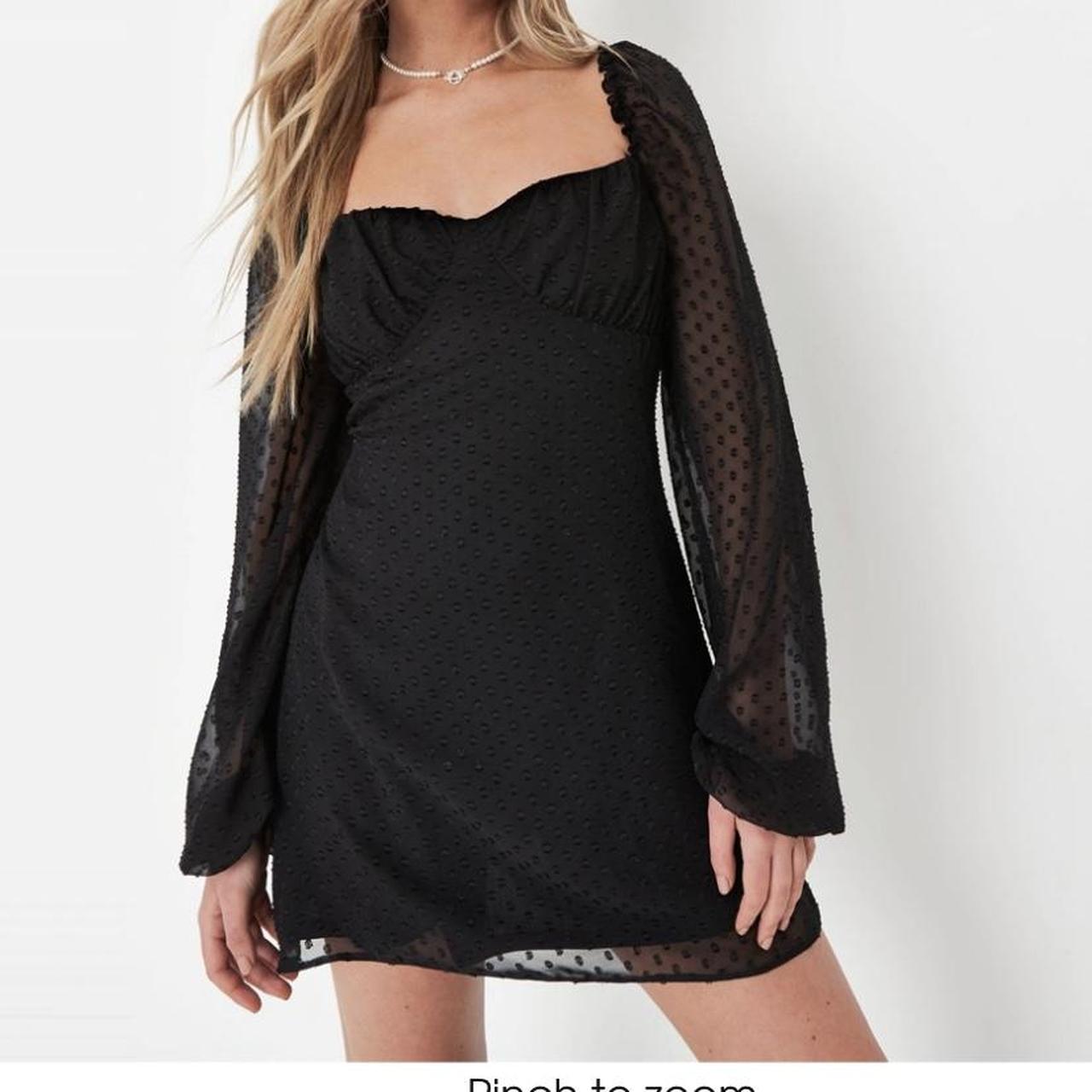 MISSGUIDED BLACK MINI DRESS. So cute, new with tags.... - Depop