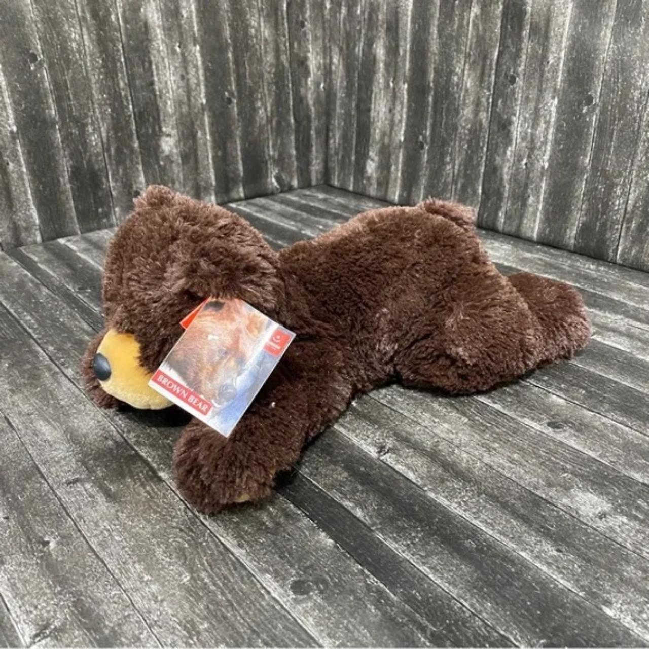 Aurora NWT Plush Grizzly Bear 12” Stuffed Animal... - Depop