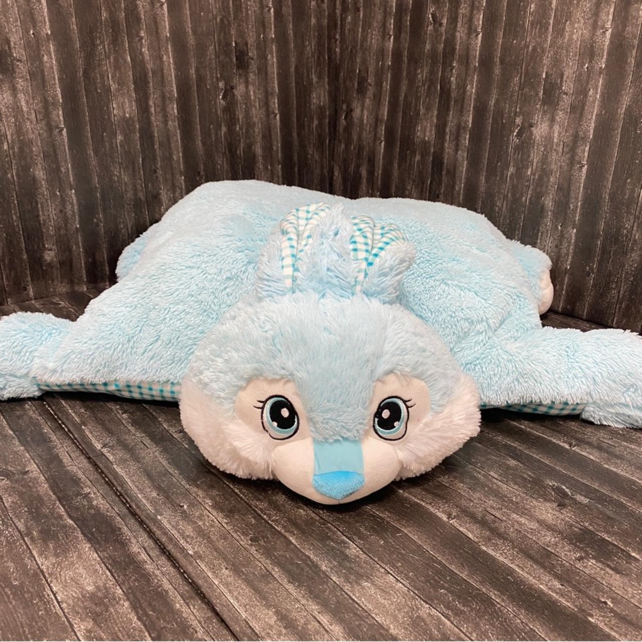 Pillow Chums Pets Giant Large 27" Plush Stuffed Blue... - Depop