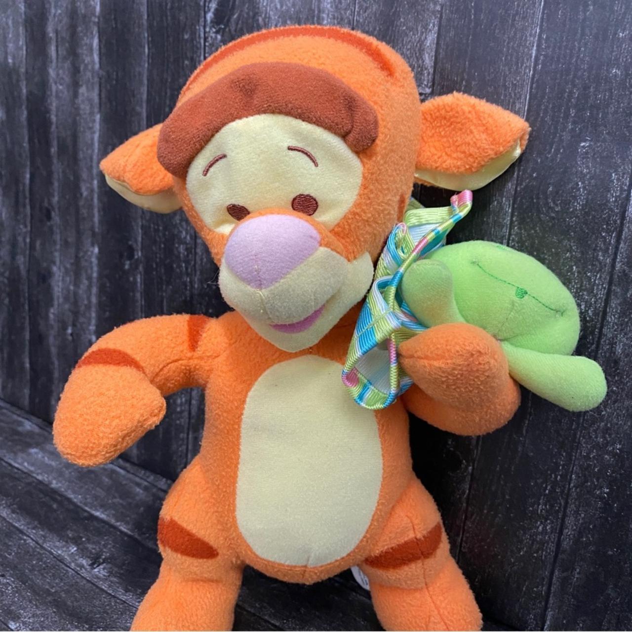 Disney Tigger Fisher Price Baby Plush Toy Satin... - Depop
