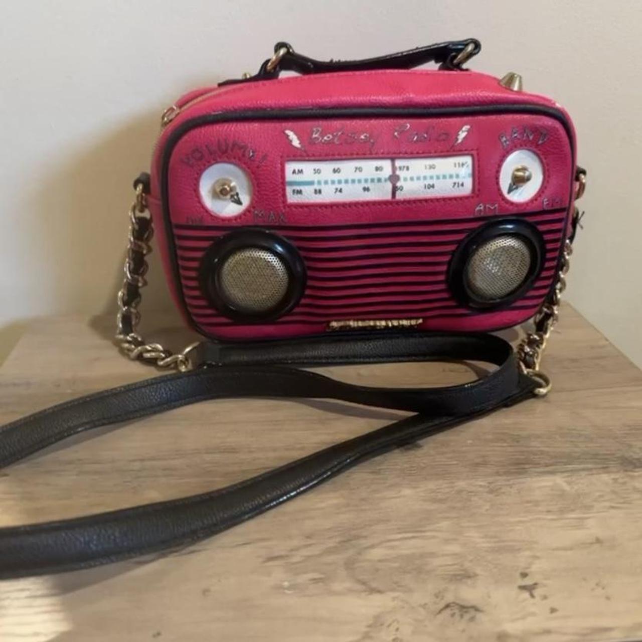vintage Betsy johnson radio purse with actual... - Depop
