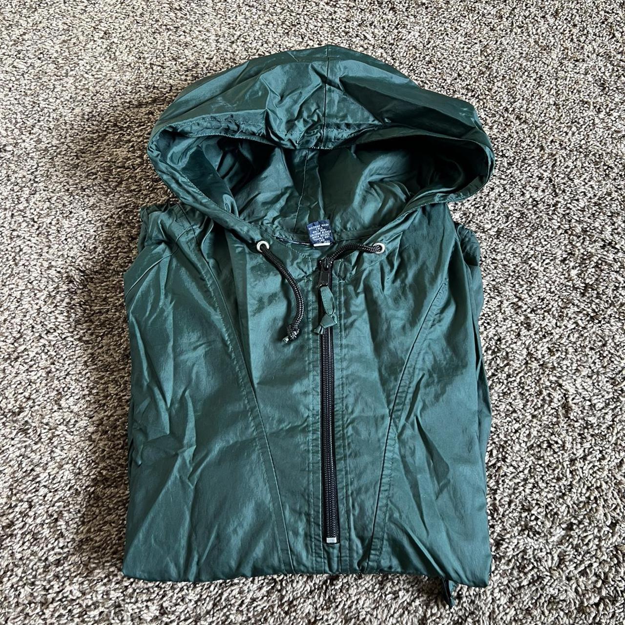 Dark green Windbreaker/raincoat Men’s... - Depop