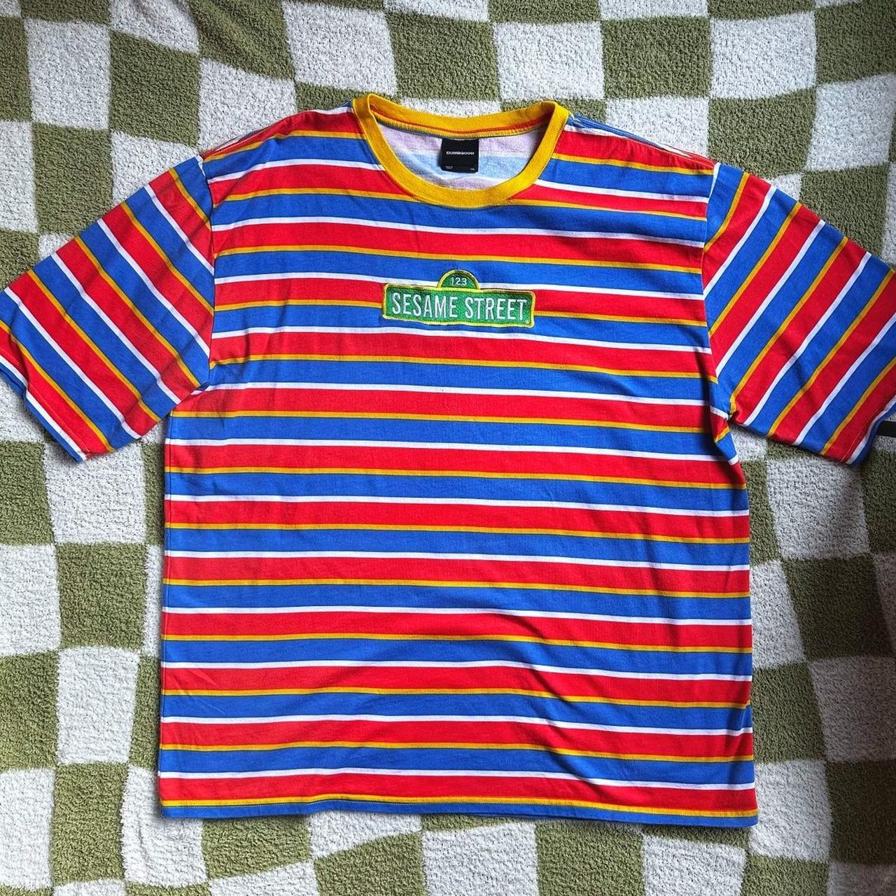 Men's Red and Blue T-shirt | Depop