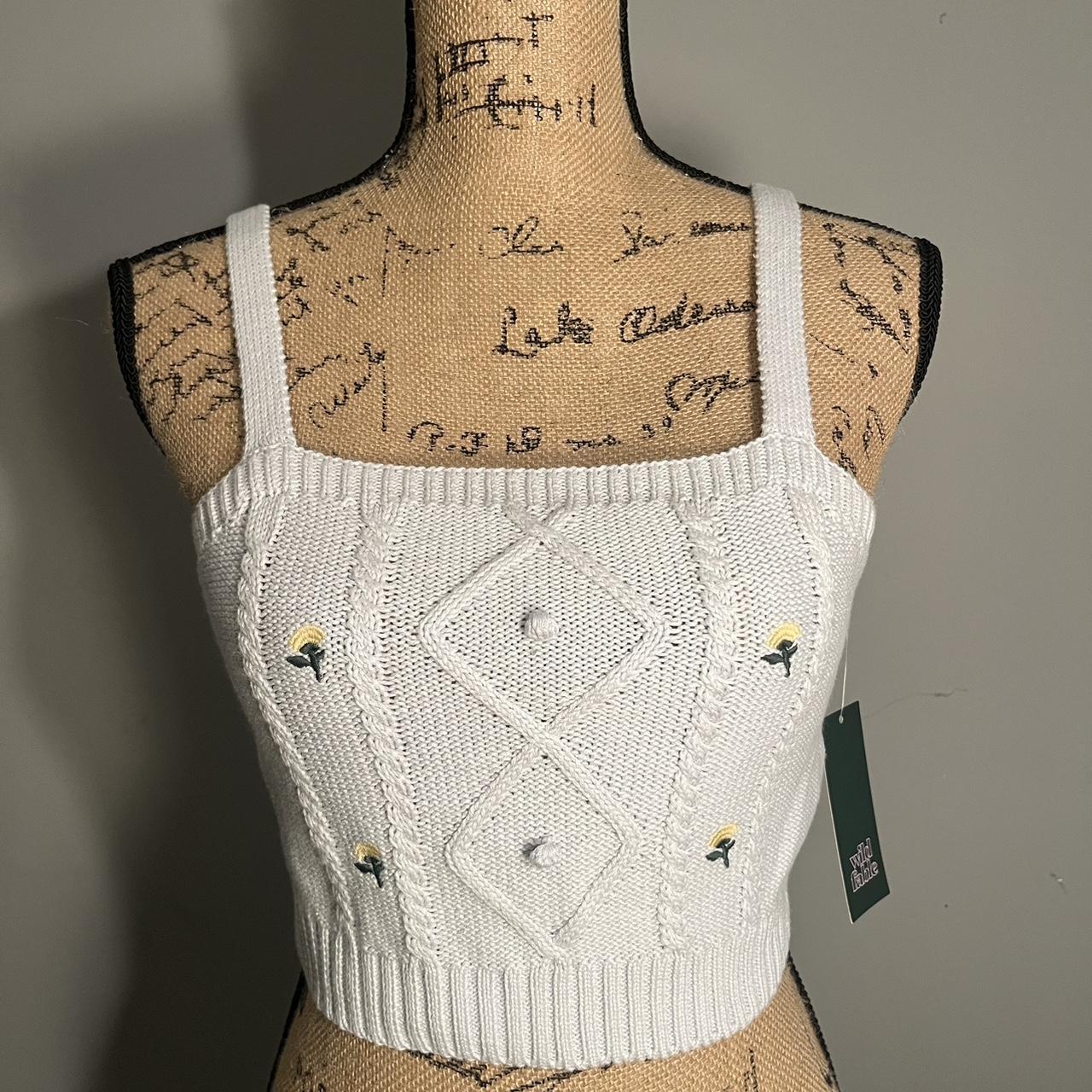 Adorable baby blue knit top from Wild Fable🦋 Perfect... - Depop