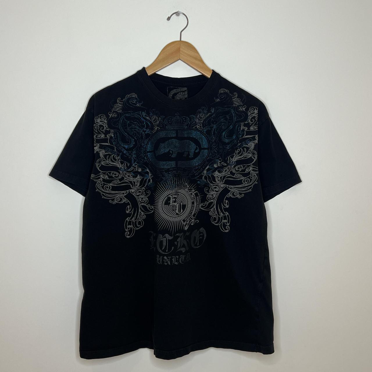 vintage y2k cyber grunge ecko untld tee shirt sick... - Depop